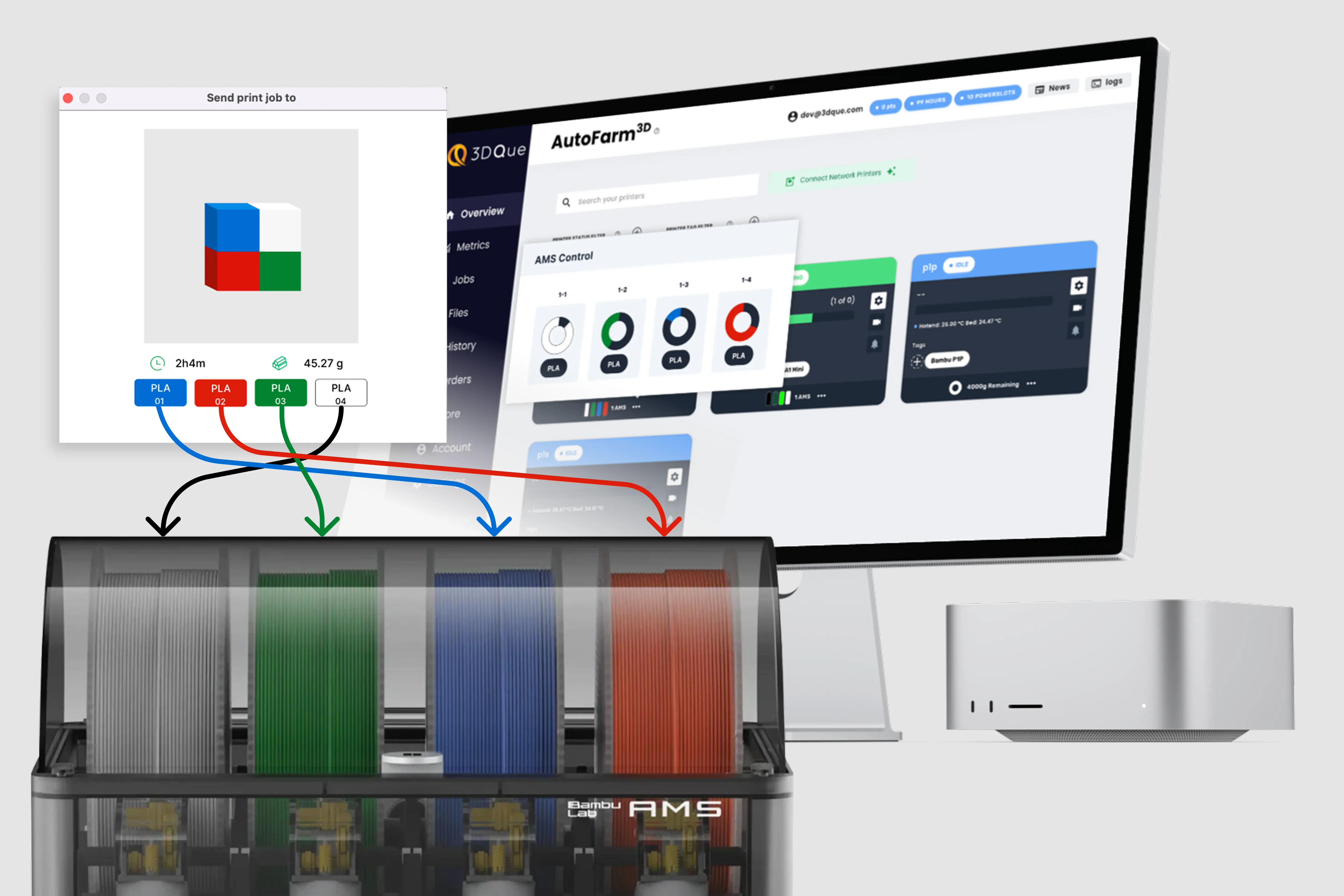 3DQue Introduces AMS Auto Mapping